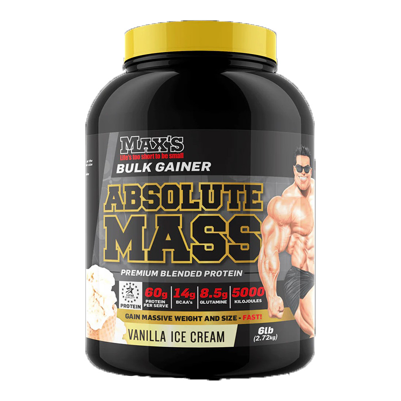 Buy Maxs Absolute Mass 6 Lbs - Vanilla Ice Cream in Dubai, Abu Dhabi ...