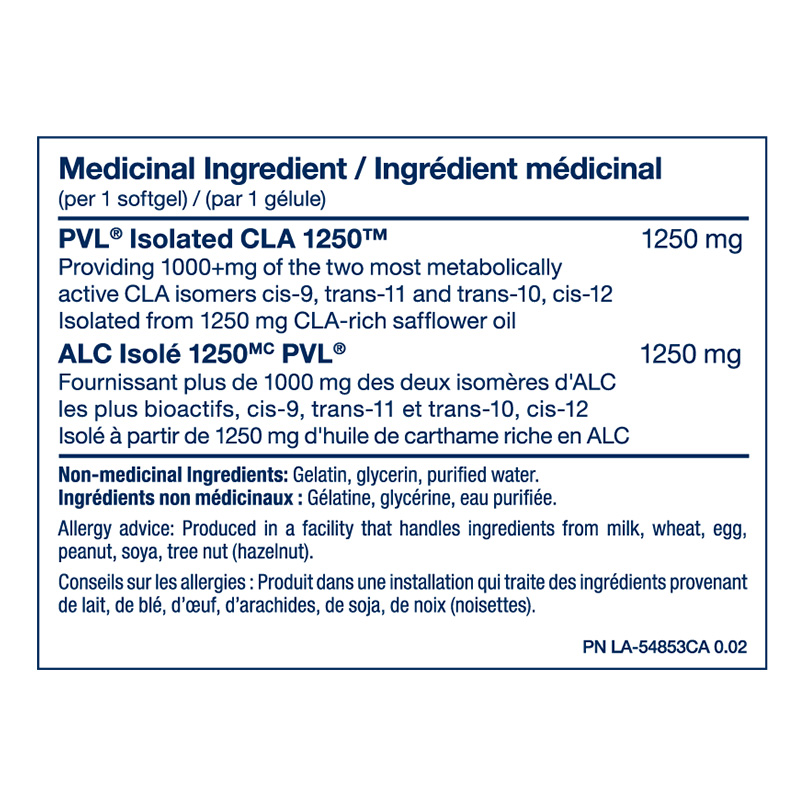 Buy PVL Isolated CLA 1250 180 Softgels in Dubai, Abu Dhabi, Sharjah ...
