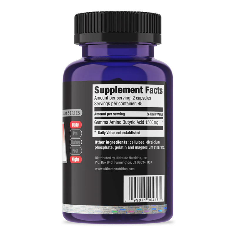 Buy Ultimate Nutrition Premium Gamma Amino Gaba 90 Capsules in Dubai ...