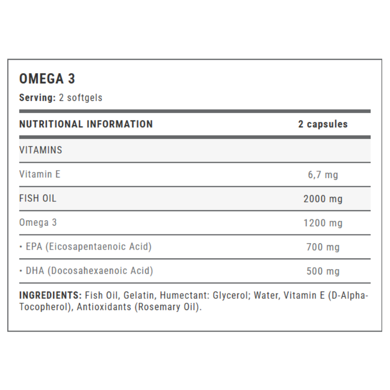 Buy Weider Omega 3 Premium Fish Oil with Vitamin E 90 Softgels in Dubai ...