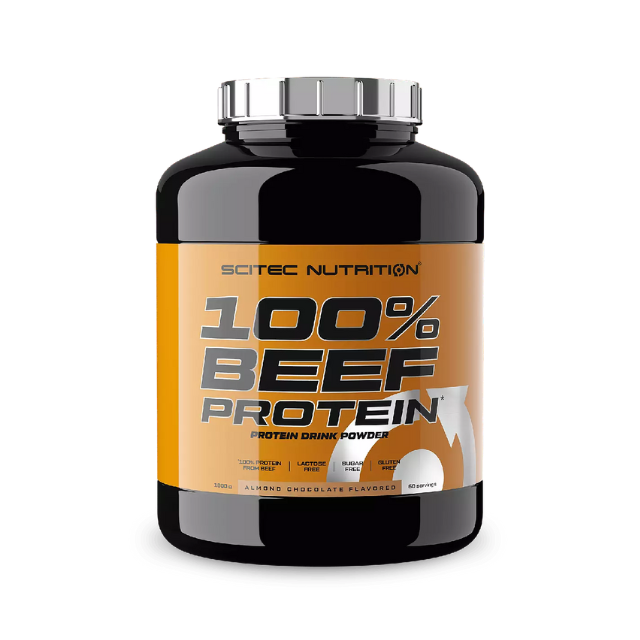 Scitec Nutrition 100% Beef Protein 1.8kg - Almond Chocolate Flavor