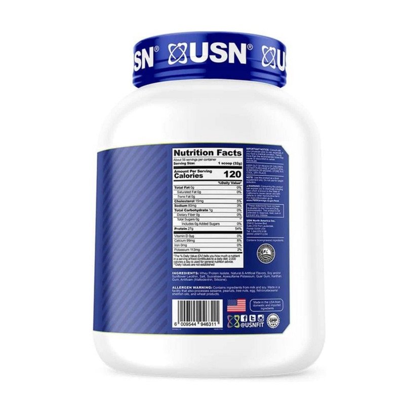 USN ISO Pro 100% Whey Protein Isolate Vanilla, Dubai, UAE