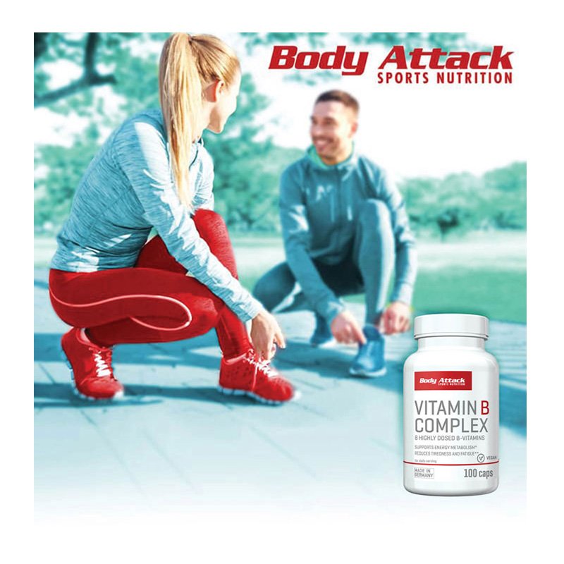 Buy Body Attack B-Complex 100 Caps in Dubai, Abu Dhabi, Sharjah, UAE ...