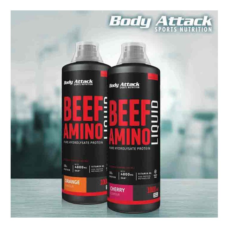 Buy Body Attack Beef Amino Liquid 1000ml in Dubai, Abu Dhabi, Sharjah ...