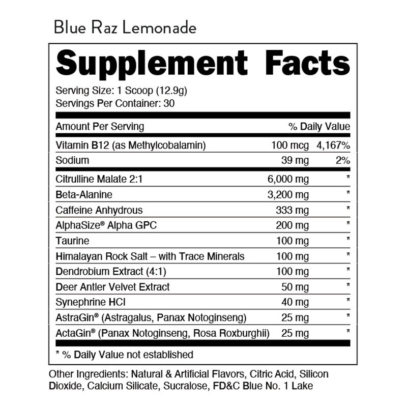 Buy Bucked Up Woke AF Blue Raz Lemonade 30 Servings in Dubai, Abu Dhabi ...