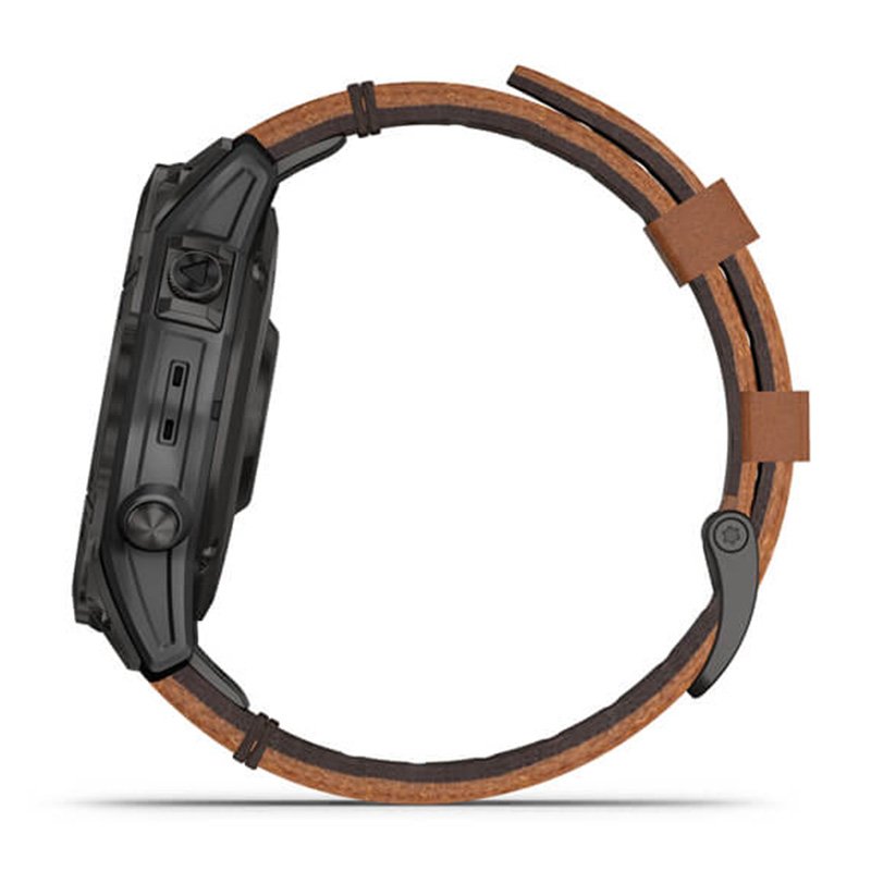 Buy Garmin Epix Gen 2 Sapphire – Black Titanium with Chestnut Leather ...