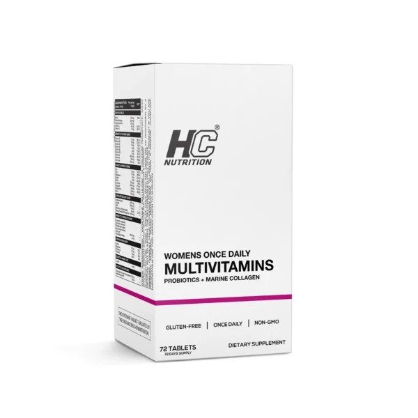 Buy HC Nutrition Women’s Once Daily Multivitamin with Probiotics ...