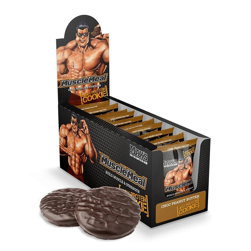 Buy Maxs Muscle Meal Cookies 90 G 12Pcs in Box - Choco Peanut Butter in ...