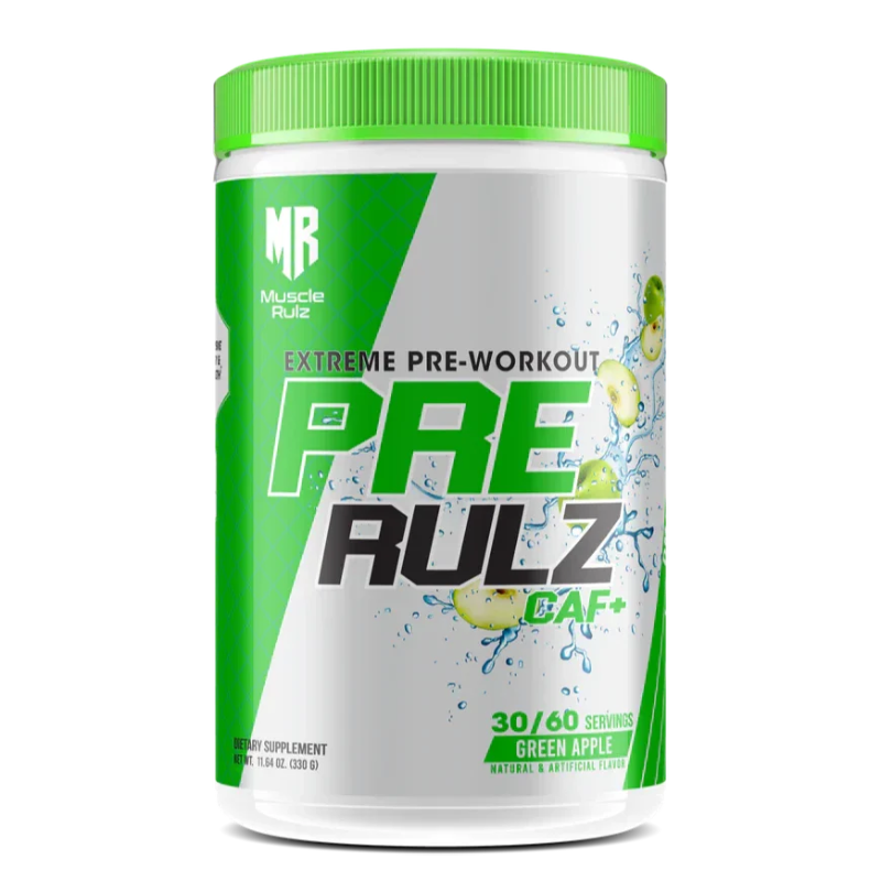 Buy Muscle Rulz Extreme Pre Workout Pre Rulz 330 G - Green Apple in ...