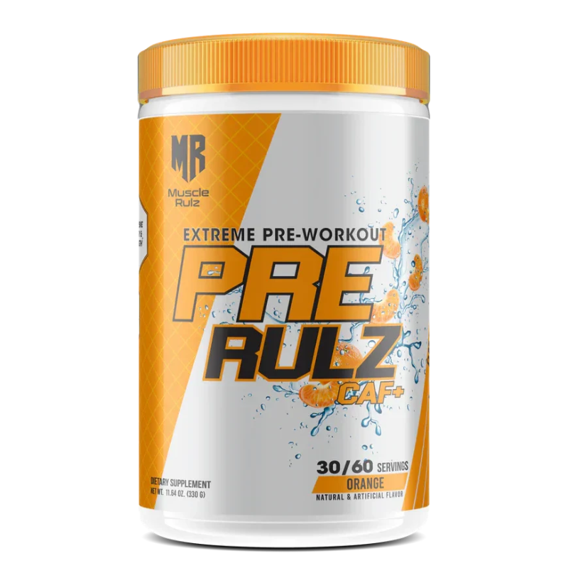 Buy Muscle Rulz Extreme Pre Workout Pre Rulz 330 G - Orange in Dubai ...