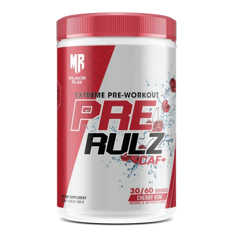 Buy Muscle Rulz Extreme Pre Workout Pre Rulz 330 G - Cherry Gum in ...