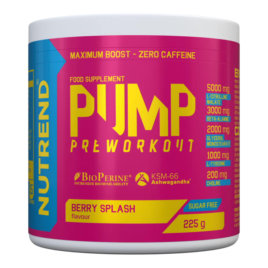 Buy Nutrend Pump Pre Workout 225 G - Berry Splash in Dubai, Abu Dhabi, Sharjah, UAE | By Nutrend ...
