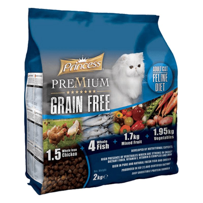 Buy Princess Grain Free Cat Dry Food 350 G in Dubai, Abu Dhabi, Sharjah ...