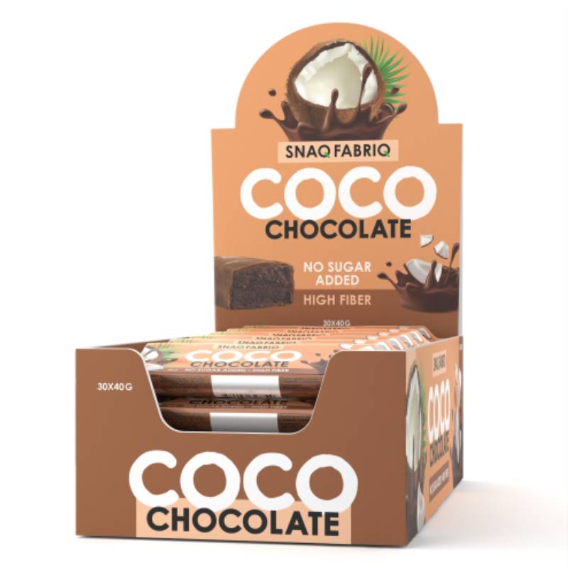 Buy Snaq Fabriq Coco Sugar Free Bar 40 G 12 Pcs in Box - Chocolate ...