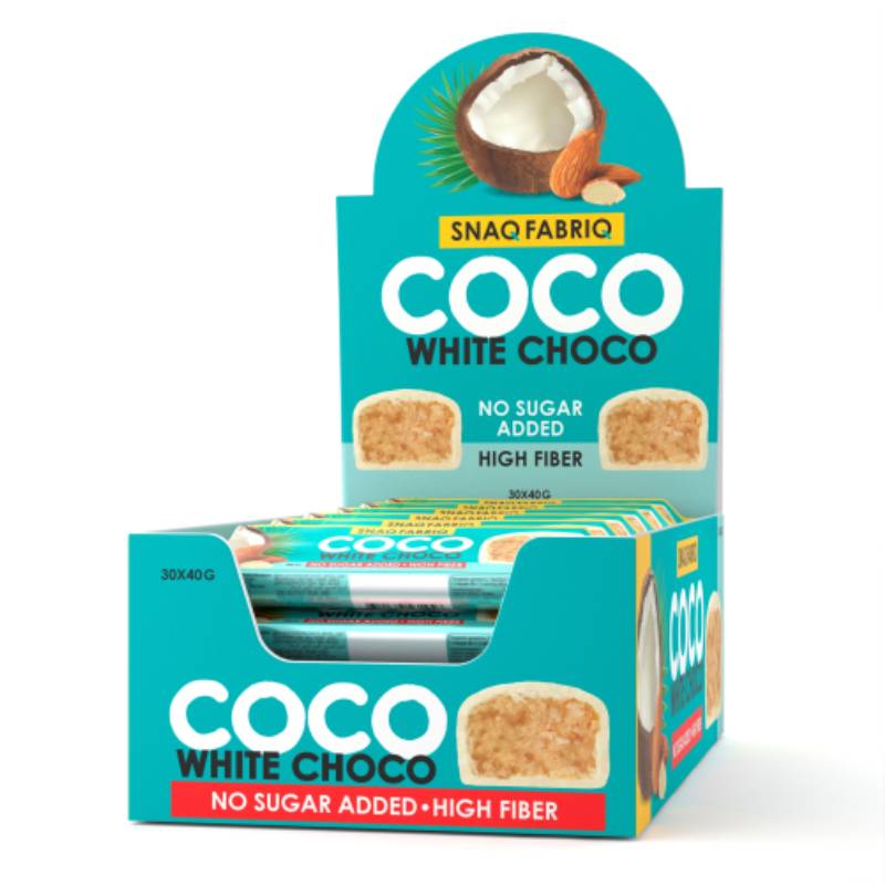 Buy Snaq Fabriq Coco Sugar Free Bar 40 G 12 Pcs in Box - Coconut Almond ...