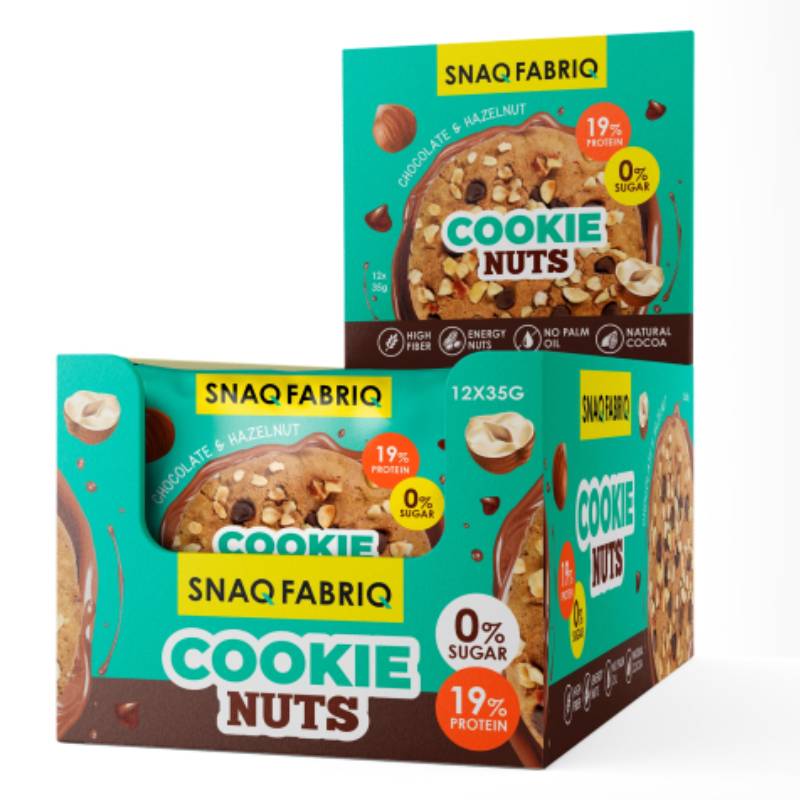 Buy Snaq Fabriq Cookie Nuts 35 G 12 Pcs in Box - Chocolate with ...