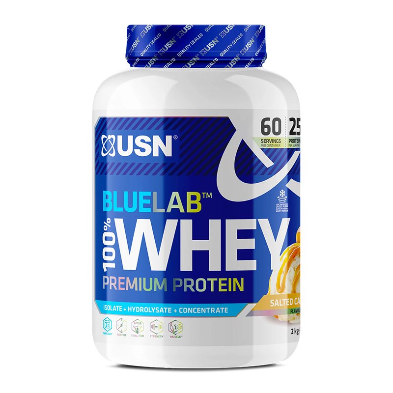 Buy USN Blue Lab 100% Whey Premium Protein 2 Kg - Salted Caramel in ...