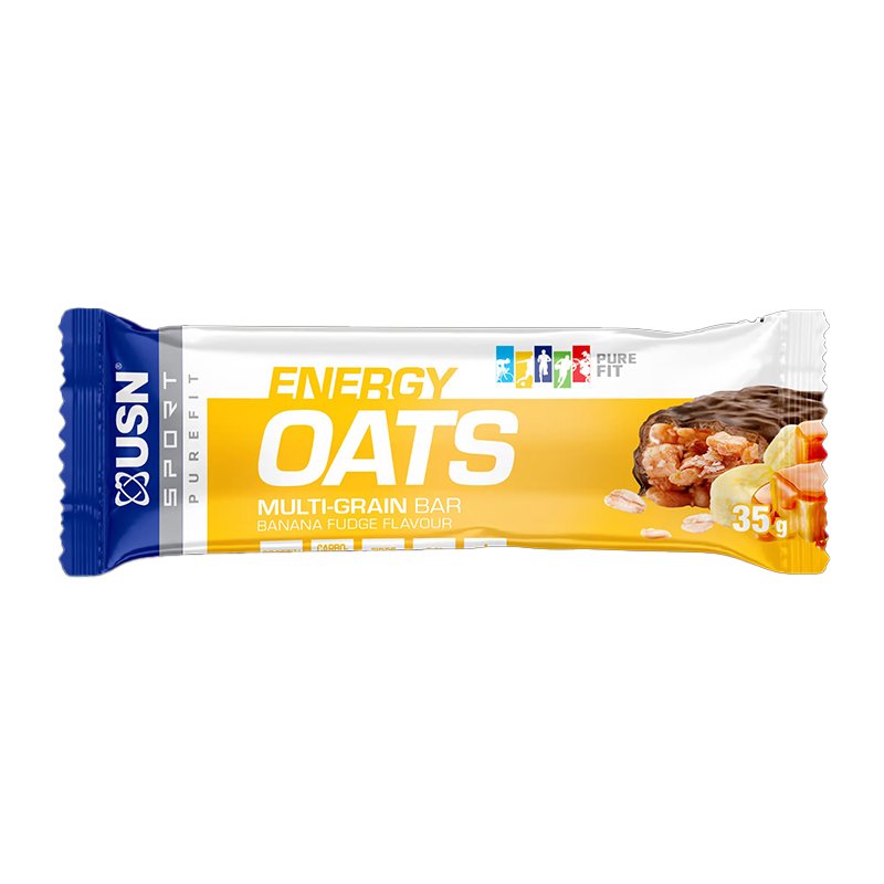 Buy USN Energy Oats Multi Grain Bar 20 x35 G - Banana Fudge in Dubai ...